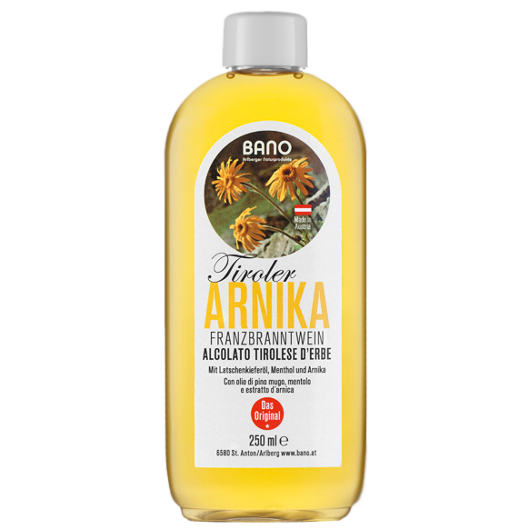 Arnika Franzbranntwein Bano / Naturkosmetik - Aus-Österreich.at